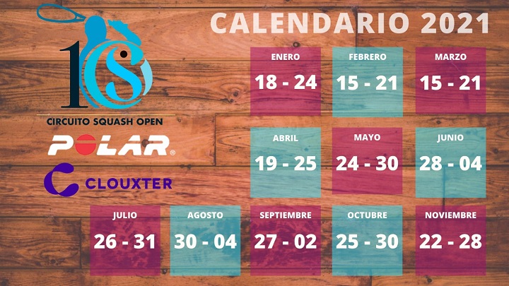 calendario – Circuito Squash Open